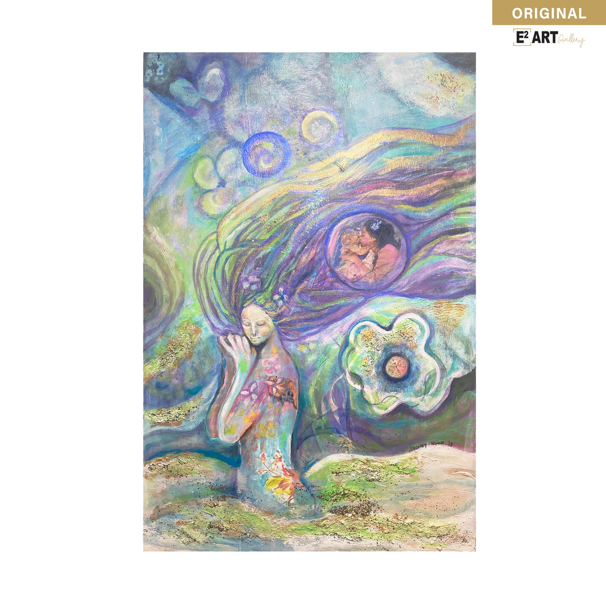 'Monologue 1' by Shirley Kwak, 24" x 36" – E2Art Gallery