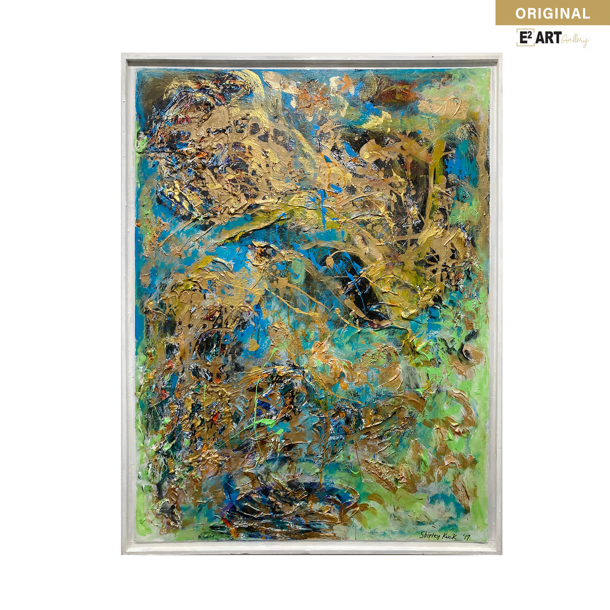 'Pressure Wave 2' by Shirley Kwak, 30" x 40" – E2Art Gallery