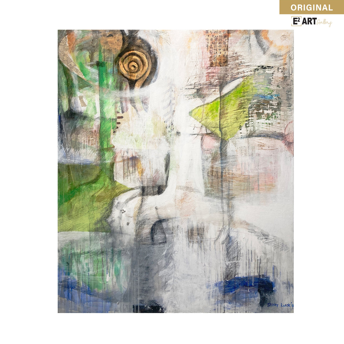 'Space 1A' by Shirley Kwak, 40"x 48" – E2Art Gallery